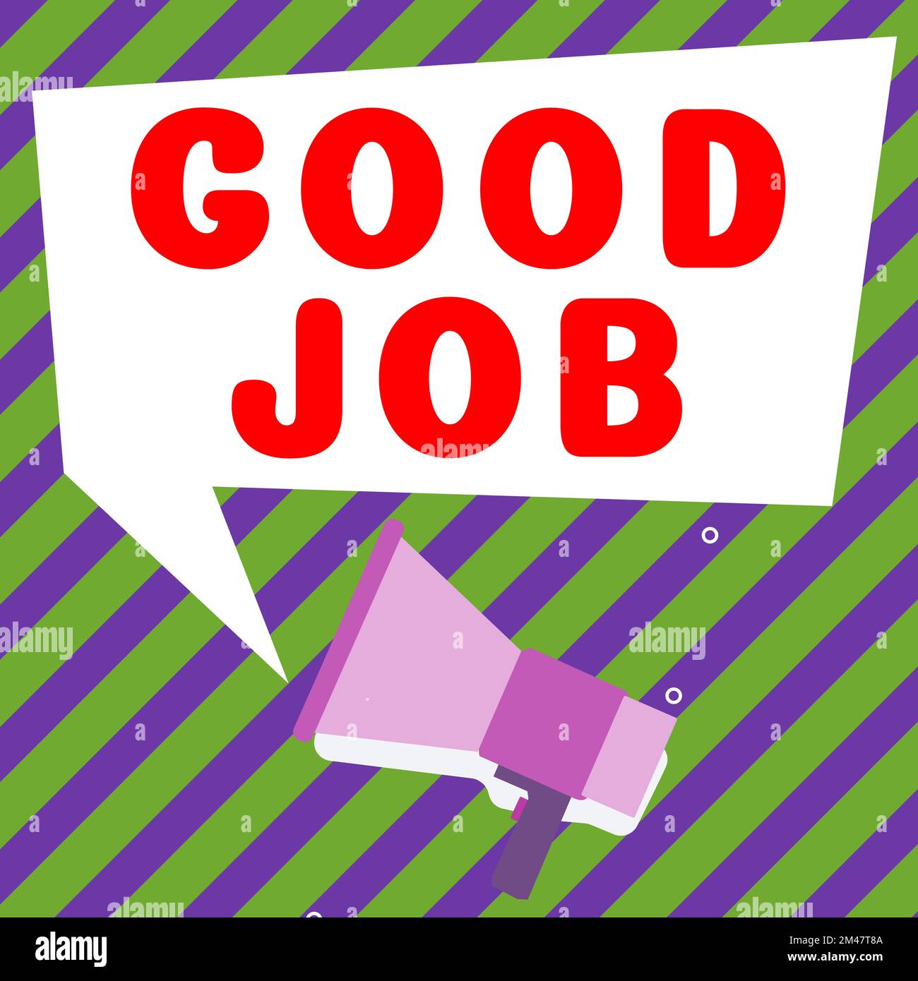 Conceptual caption Good Job. Business approach encourage someone for ...