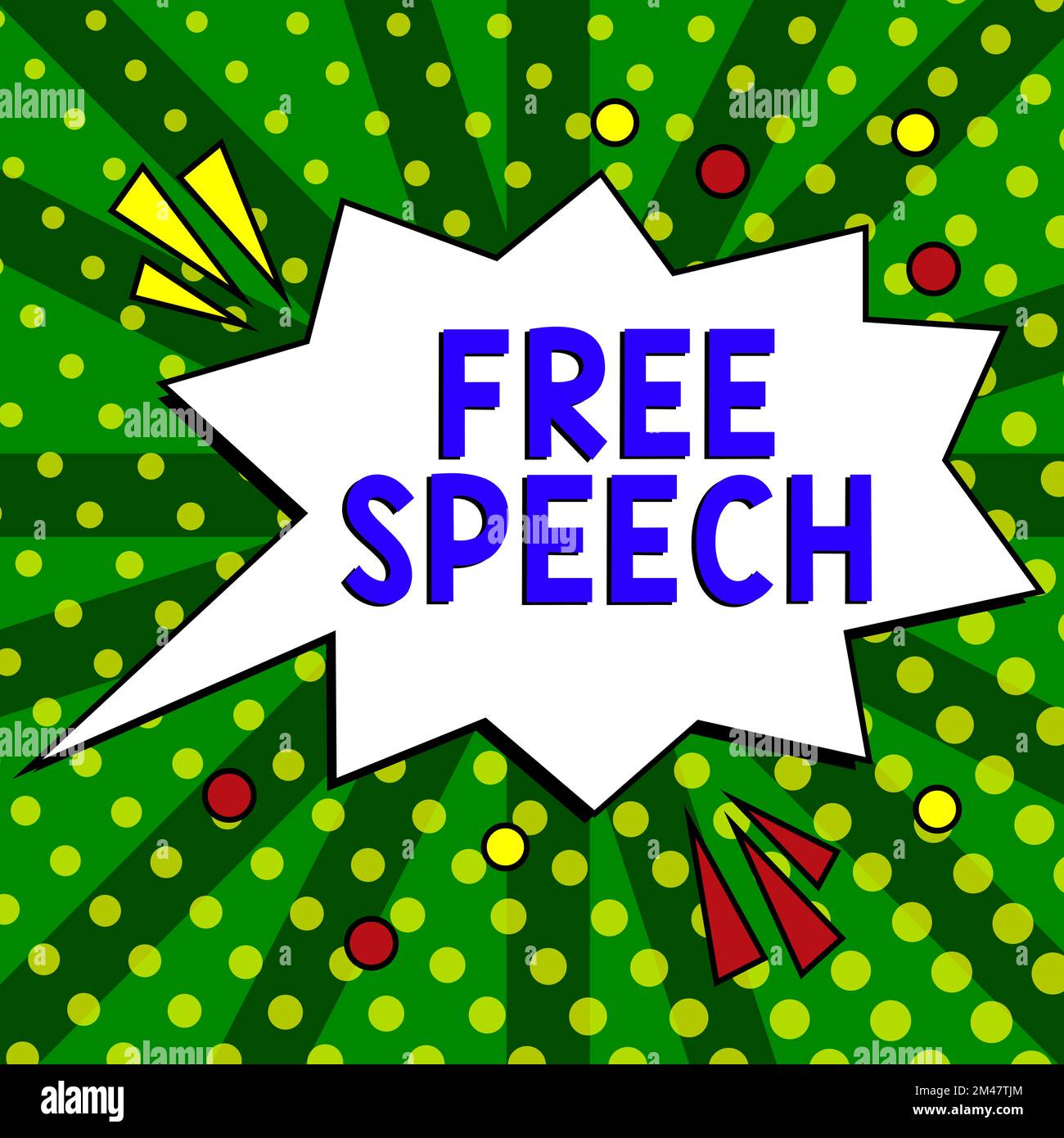 Writing displaying text Free Speech. Business showcase the right of ...