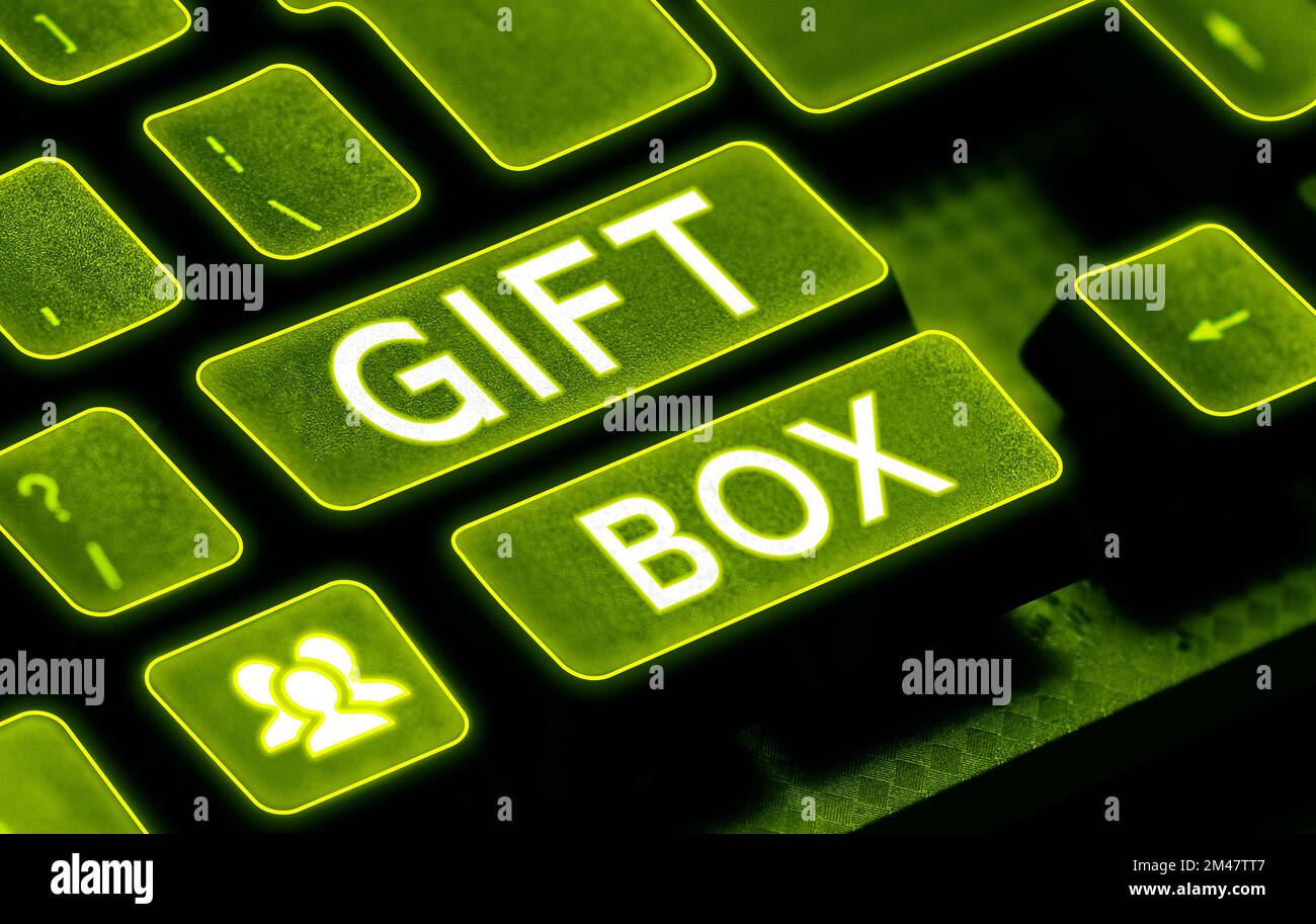 Writing displaying text Gift Box. Internet Concept A small cointainer ...