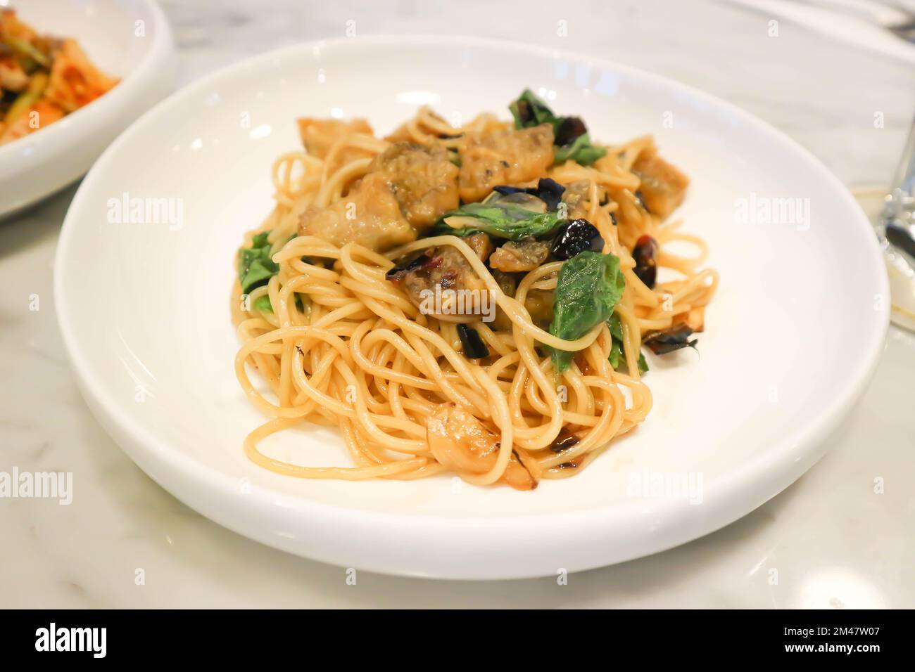 fish pasta or fish spaghetti ,pasta or spicy pasta or spicy spaghetti ...