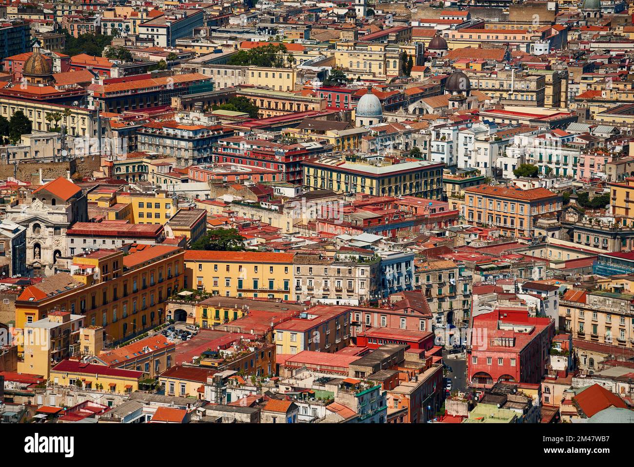 Beautiful old houses in Naples, Italy Stock Photo - Alamy
