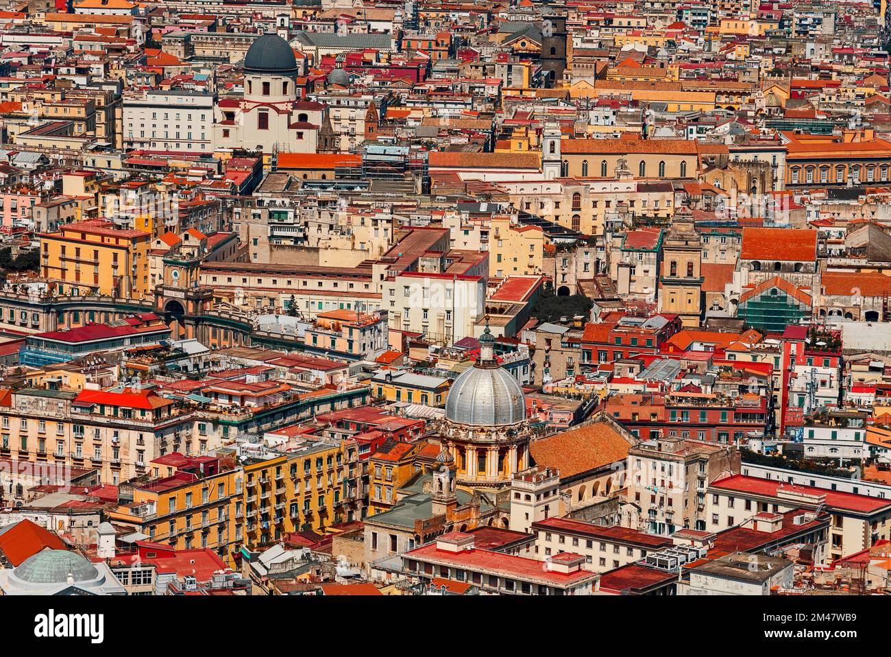 Beautiful old houses in Naples, Italy Stock Photo - Alamy