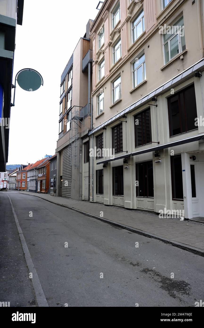 Prinsens Gate, Trondheim Stock Photo - Alamy