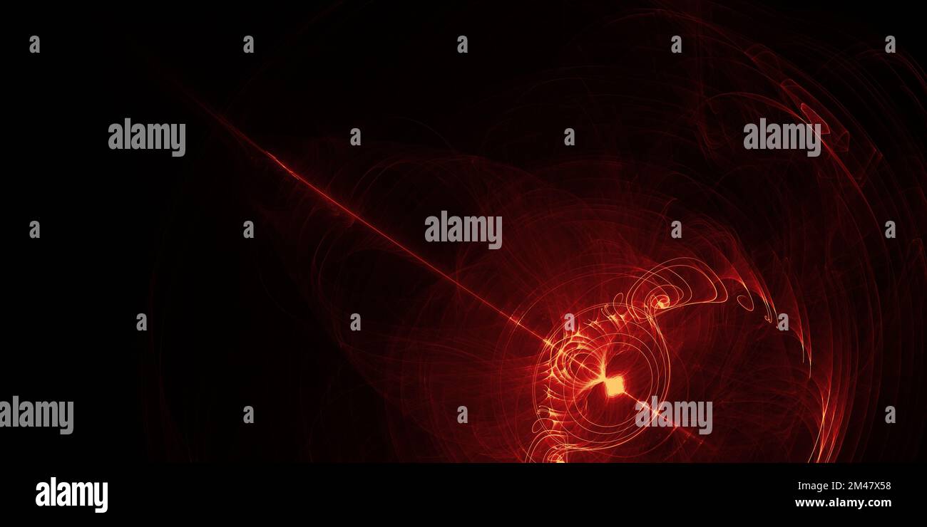 Glint cosmic rays. Neon wind lines. Detailed fractal graphics. Glow ...