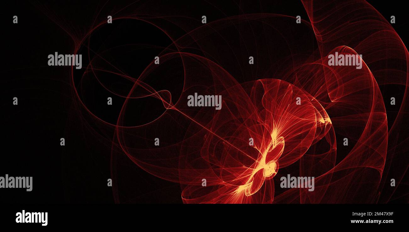 Glint cosmic rays. Neon wind lines. Detailed fractal graphics. Glow ...