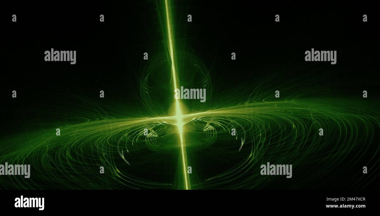 Glint cosmic rays. Neon wind lines. Detailed fractal graphics. Glow ...