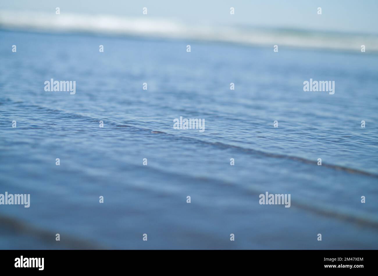 Blue Ripples at Ogunquit Beach Maine in Early Summer, USA Stock Photo ...