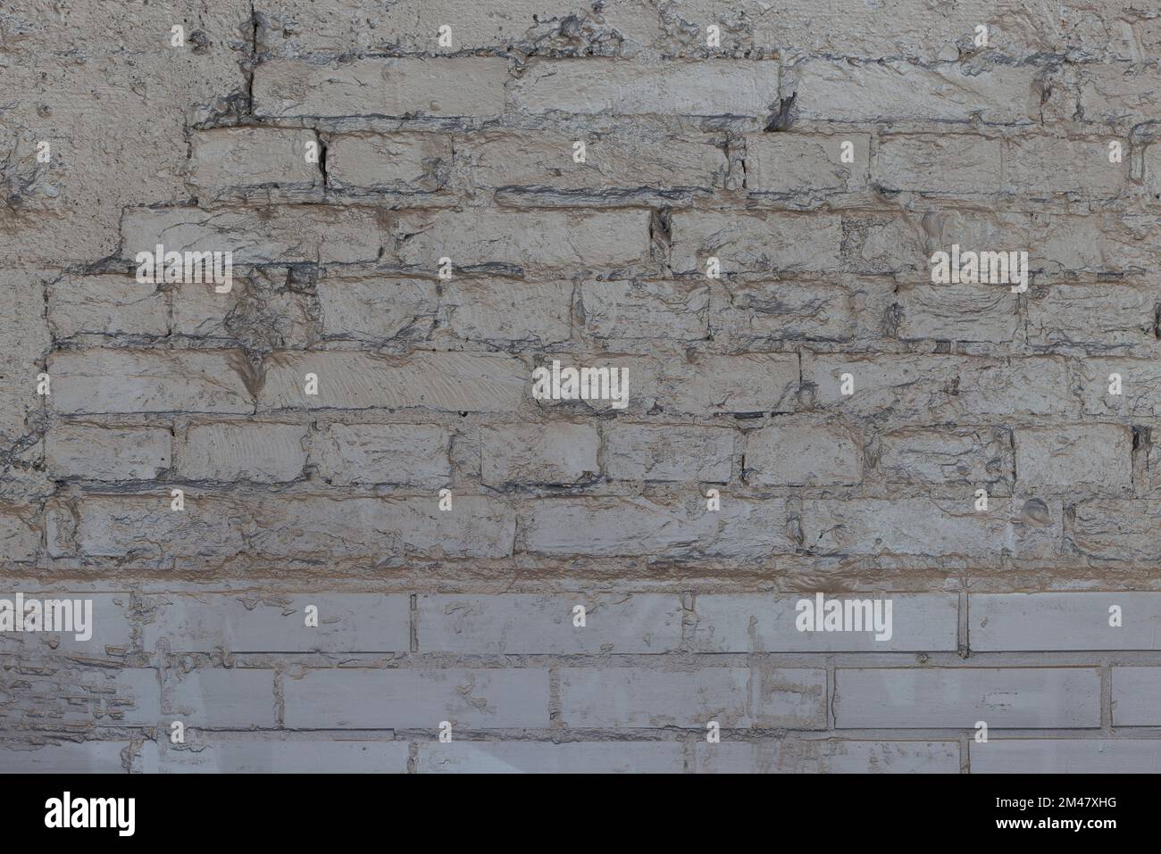 A brick wall covered with enamel as interior decor - unique textures ...