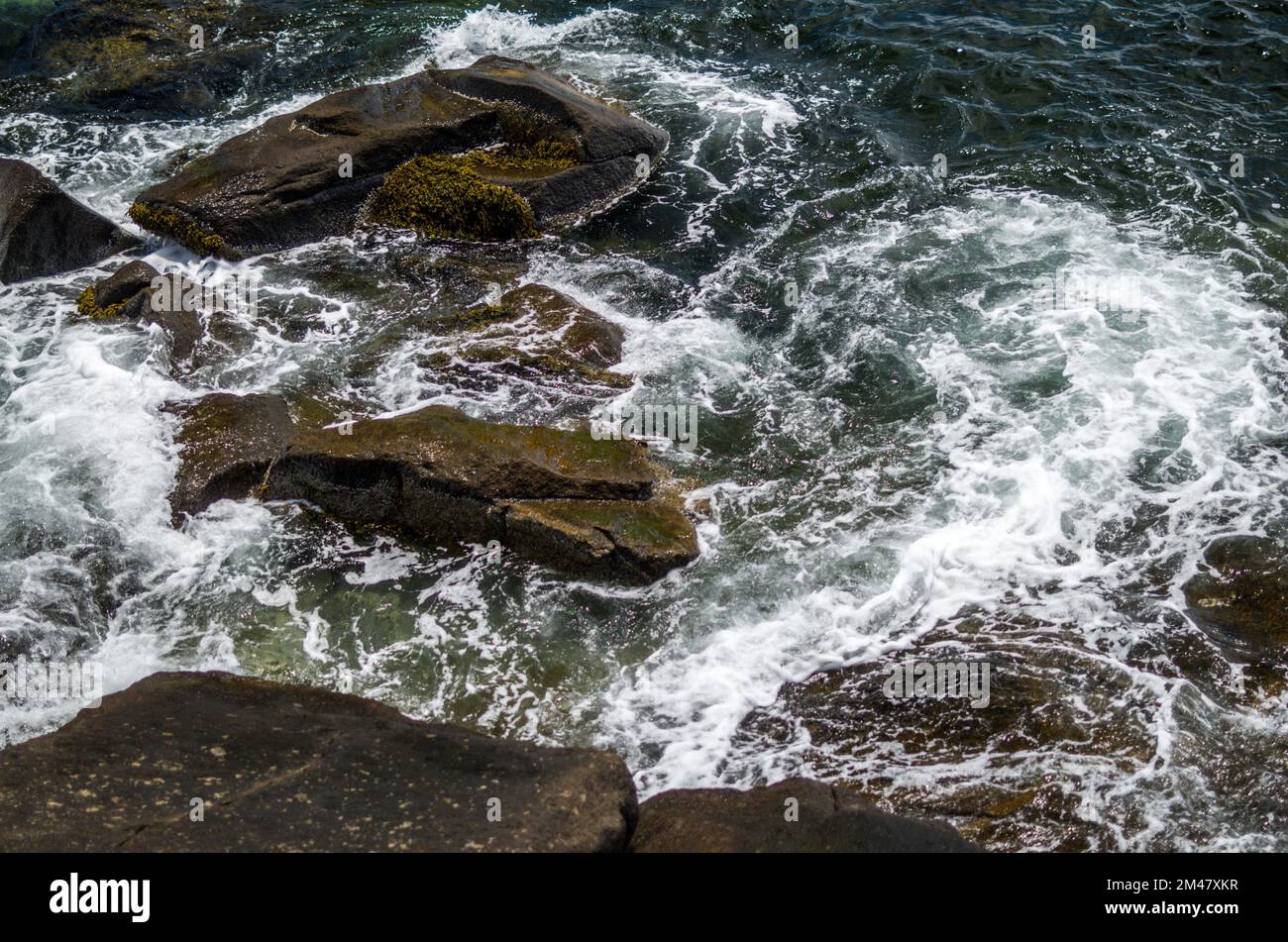 White seafoam hi-res stock photography and images - Alamy