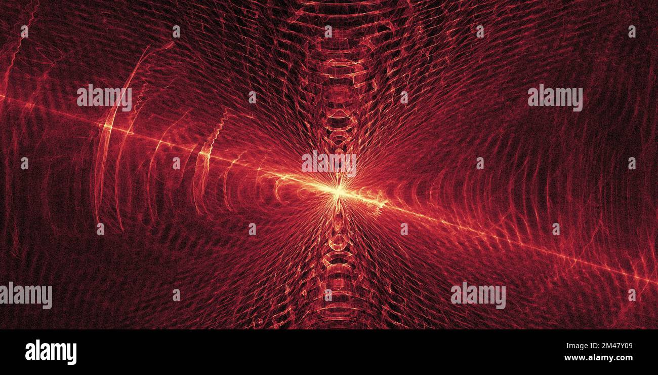 Glint cosmic rays. Neon wind lines. Detailed fractal graphics. Glow ...