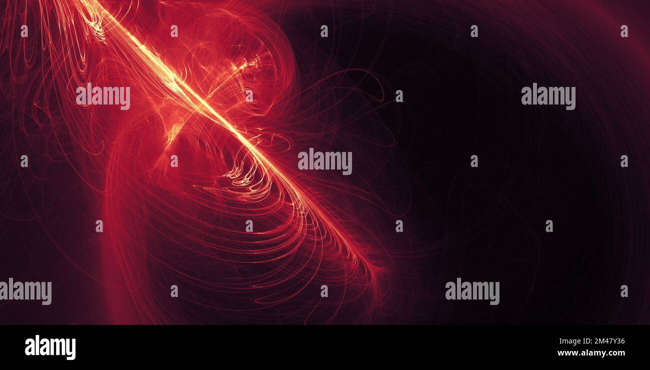 Glint cosmic rays. Neon wind lines. Detailed fractal graphics. Glow ...