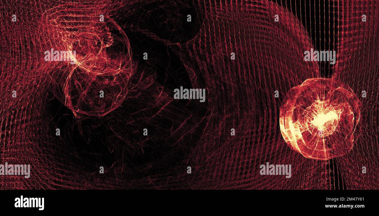 Glint cosmic rays. Neon wind lines. Detailed fractal graphics. Glow ...