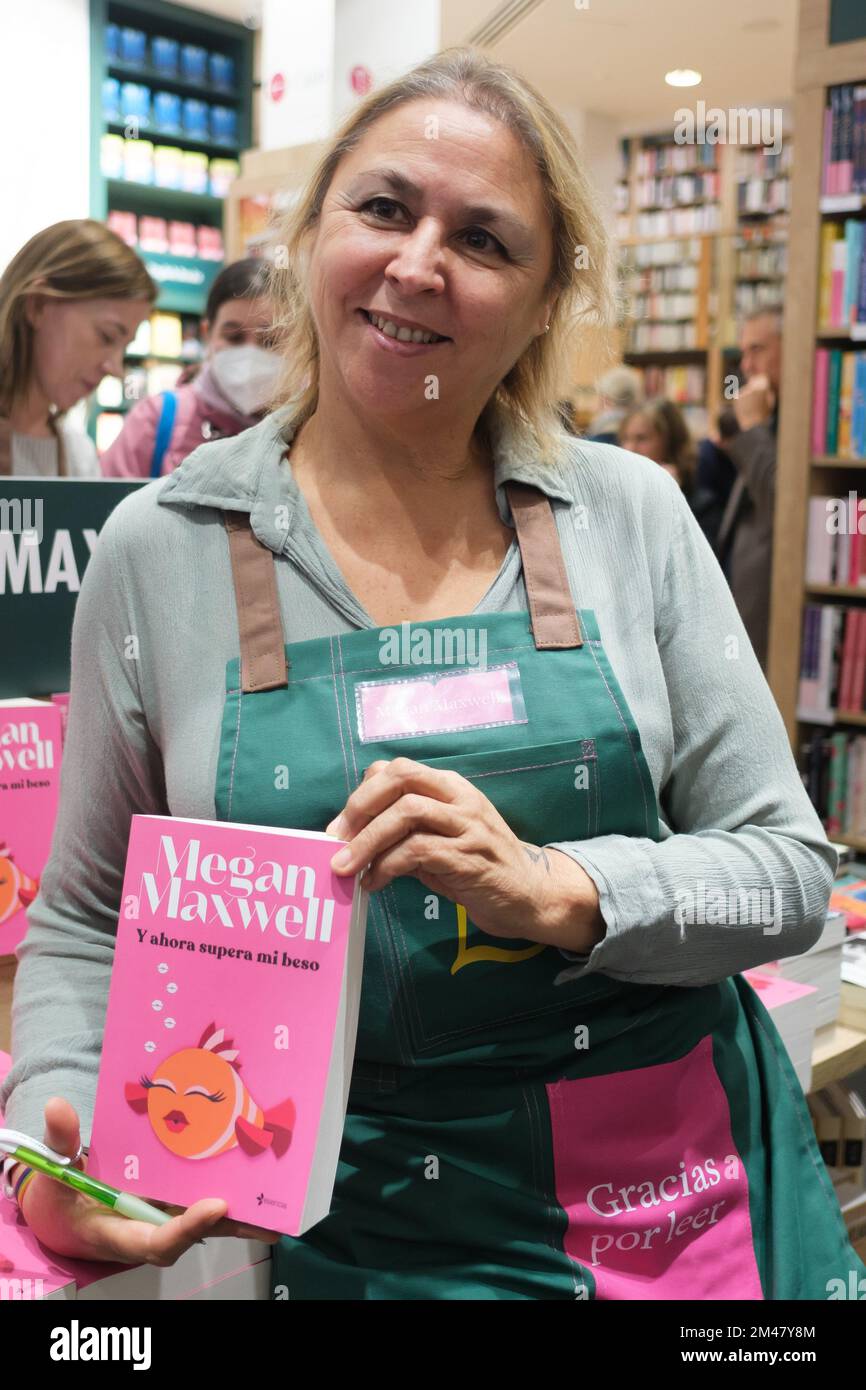 Madrid, Spain. 14th Dec, 2022. Megan Maxwell during the campaign ...