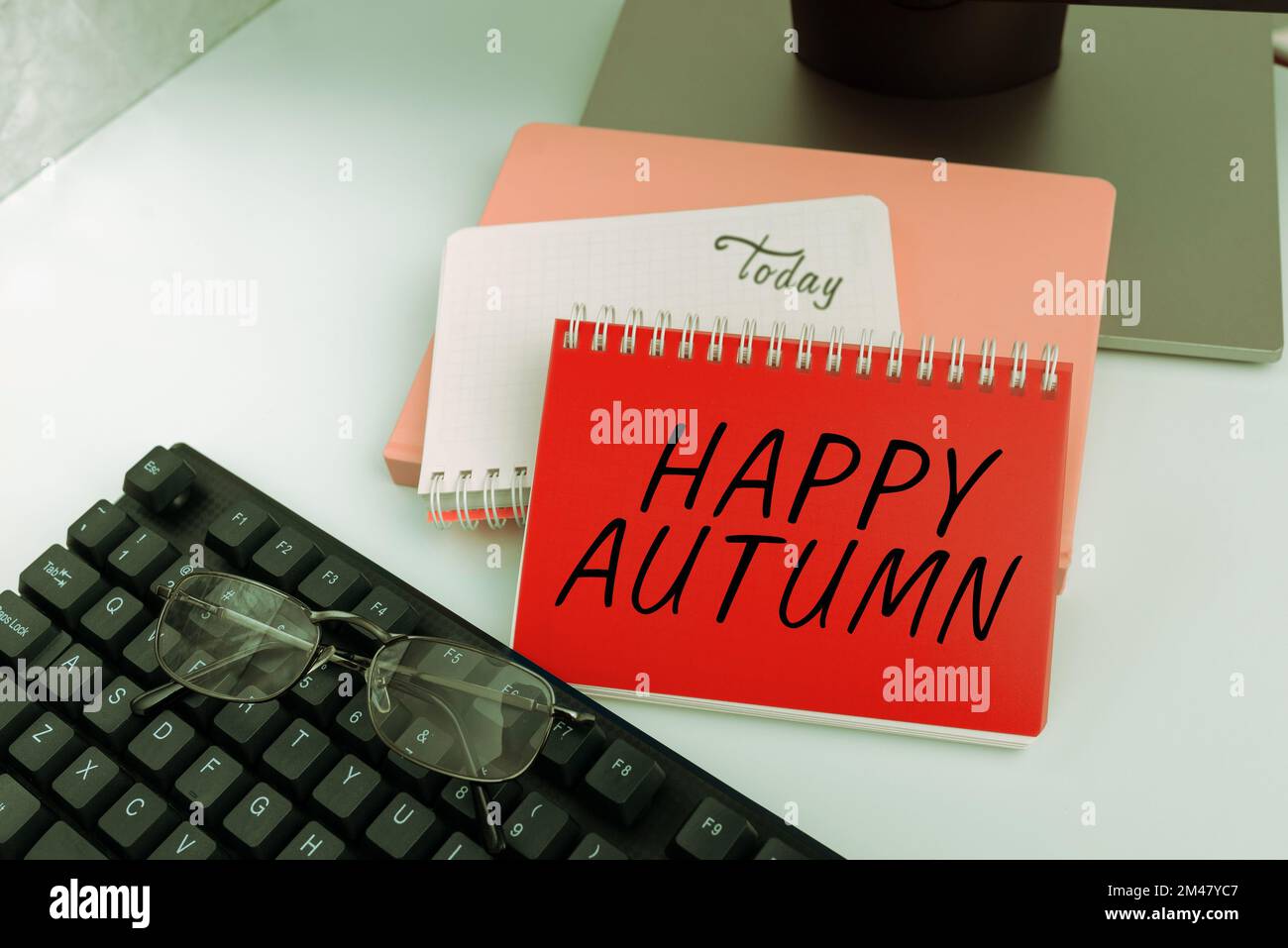 Text caption presenting Happy Autumn. Word for Annual Special Milestone ...