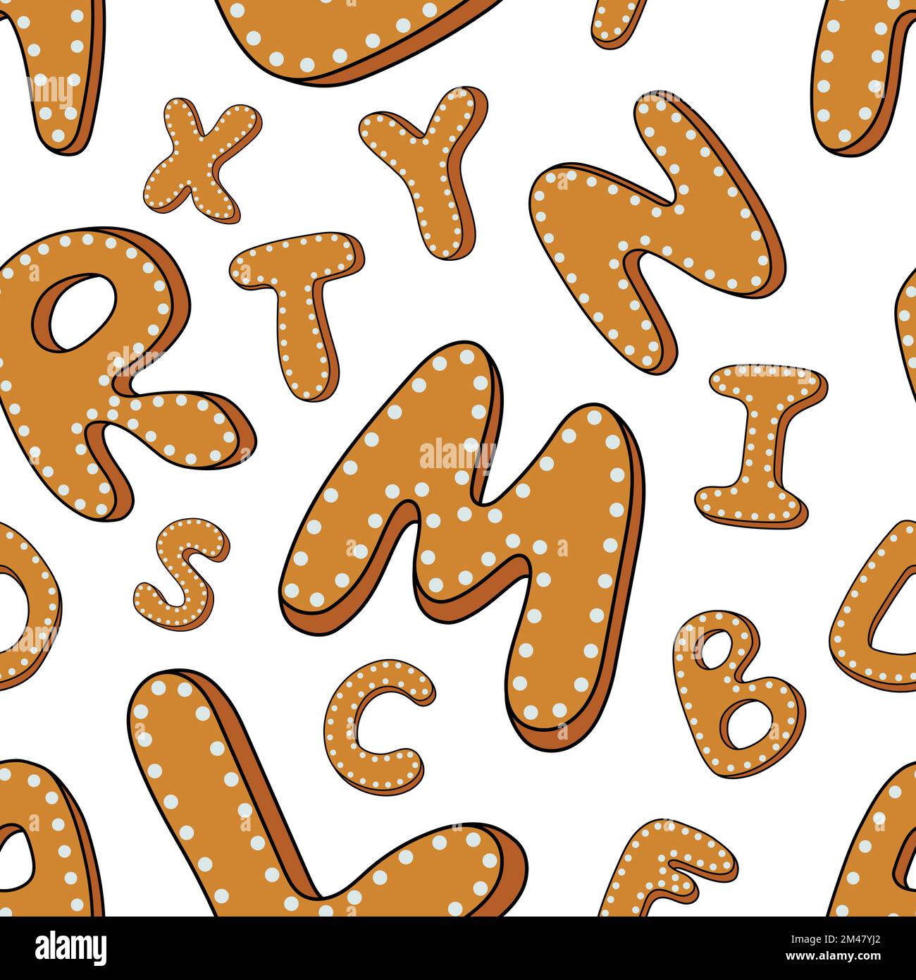 Abc biscuits Stock Vector Images - Alamy