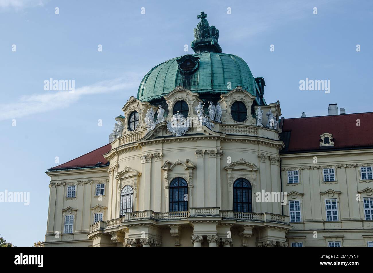 Klosterneuburg. famous for the monastery with vinery, Emperor's Palace ...