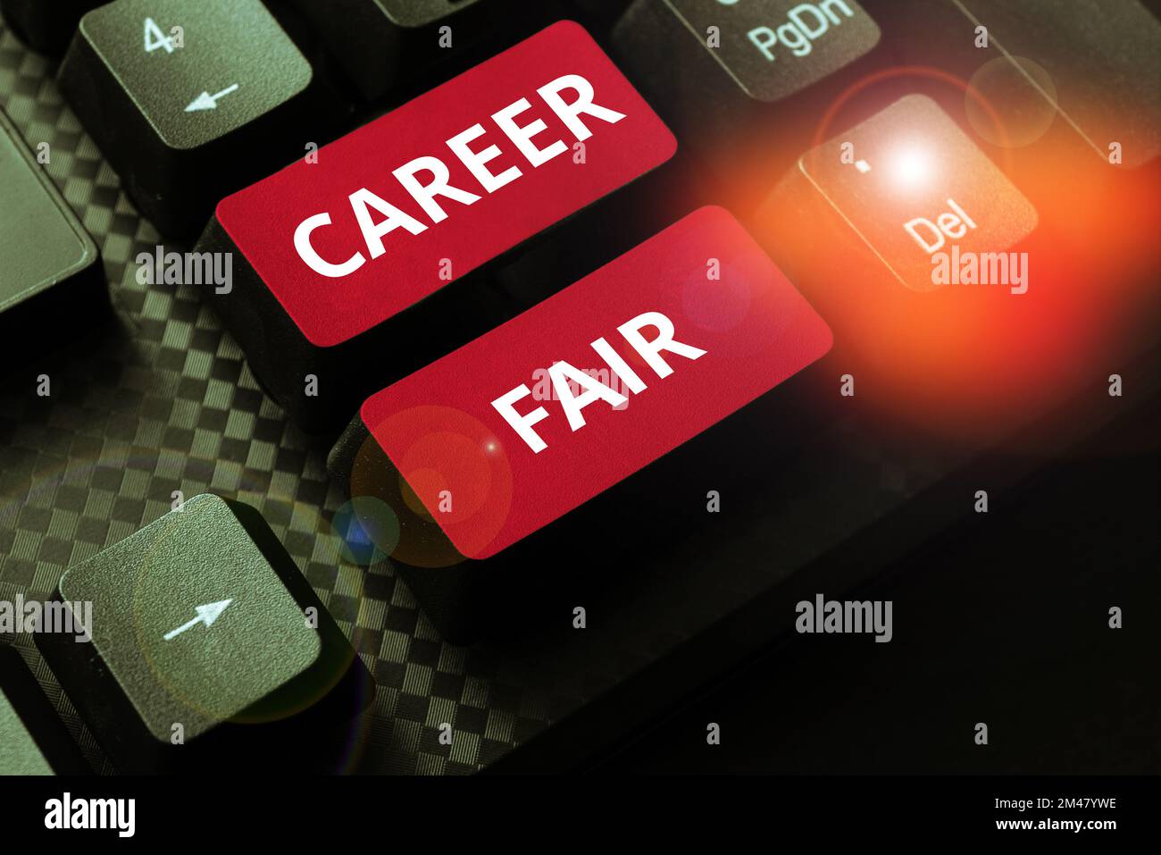 Writing displaying text Career Fair. Business showcase an event at ...