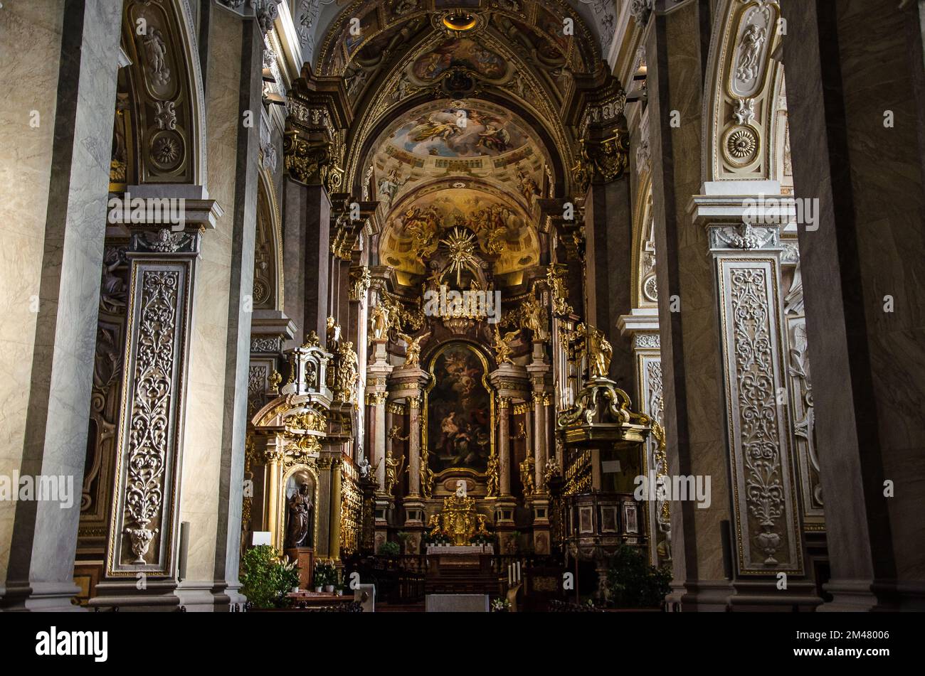Klosterneuburg. famous for the monastery with vinery, Emperor's Palace ...
