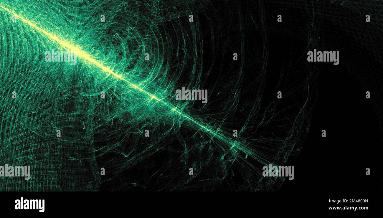 Glint cosmic rays. Neon wind lines. Detailed fractal graphics. Glow ...