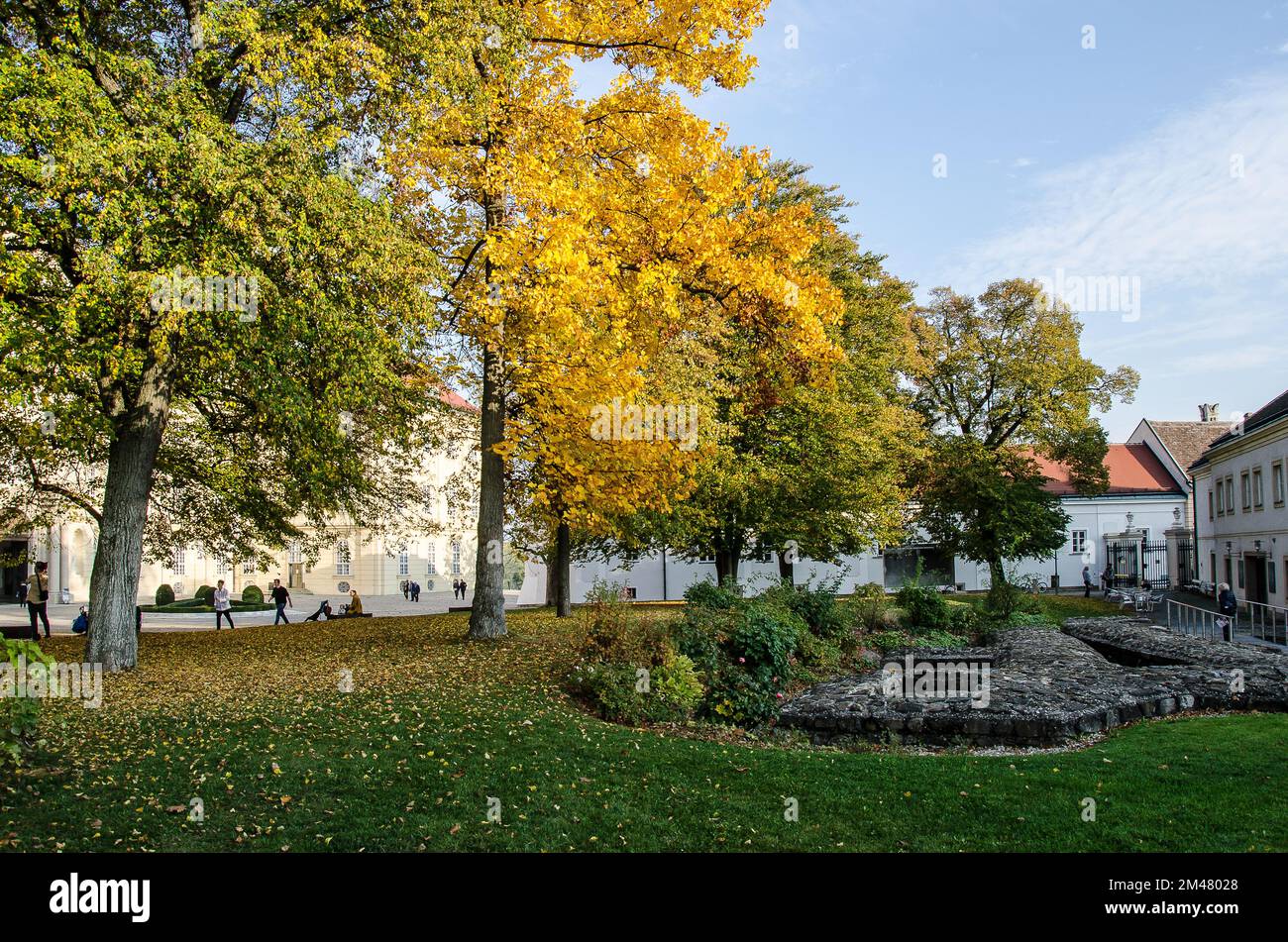 Klosterneuburg. famous for the monastery with vinery, Emperor's Palace ...