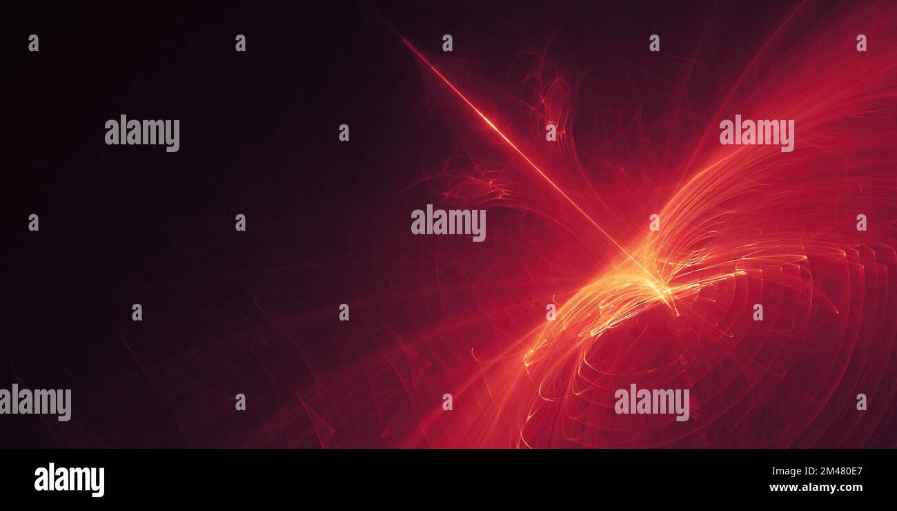 Glint cosmic rays. Neon wind lines. Detailed fractal graphics. Glow ...