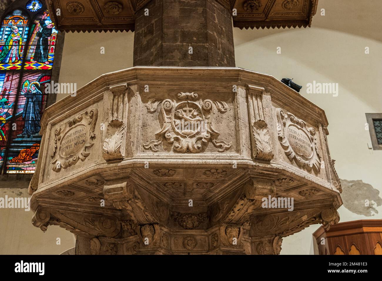 The church of San Francesco in Ascoli Piceno is considered one of the ...