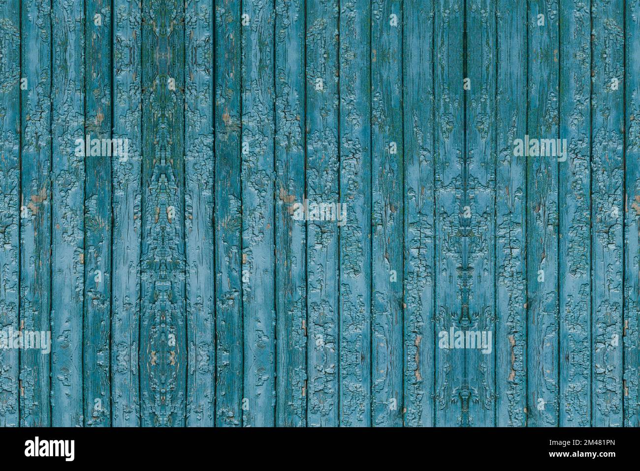 old blue fence wood texture Stock Photo - Alamy