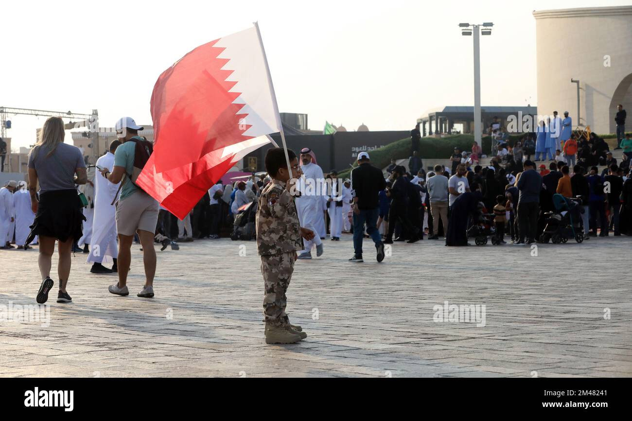 Doha, Qatar. 18th Dec, 2022. December 18, 2022, Doha, Qatar: A Qatari ...