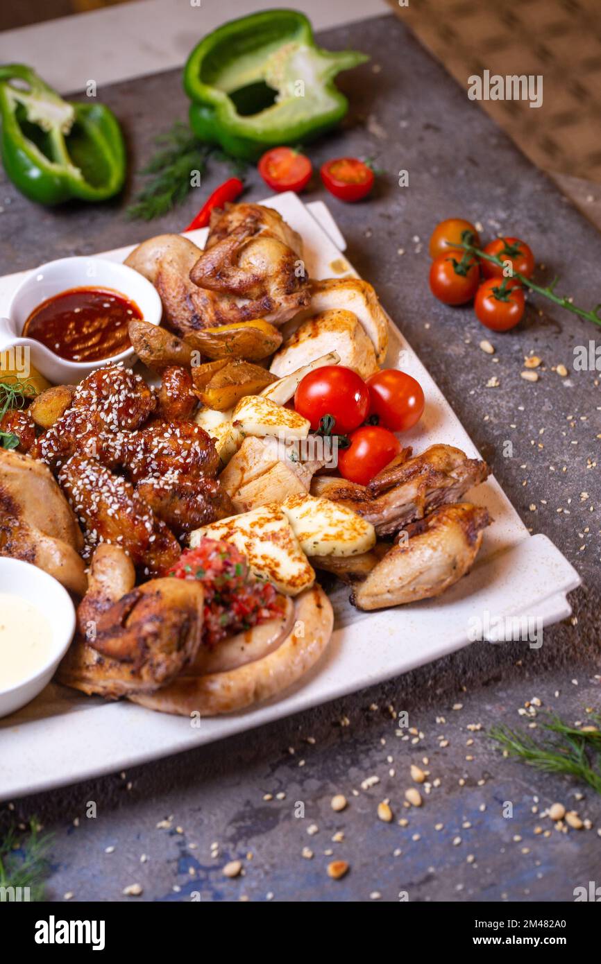 Set different asian dishes hi-res stock photography and images - Alamy