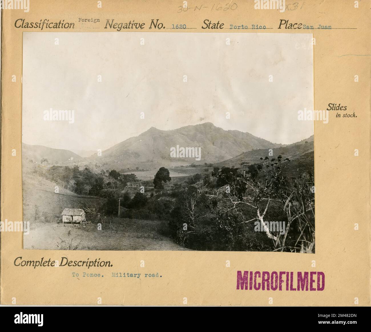 Military Road to Ponce. Original caption: To Ponce. Military Road ...