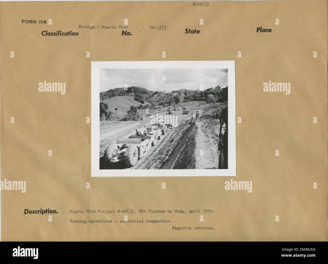 Grading Operations - Controlled Compaction. Original caption: Puerto ...