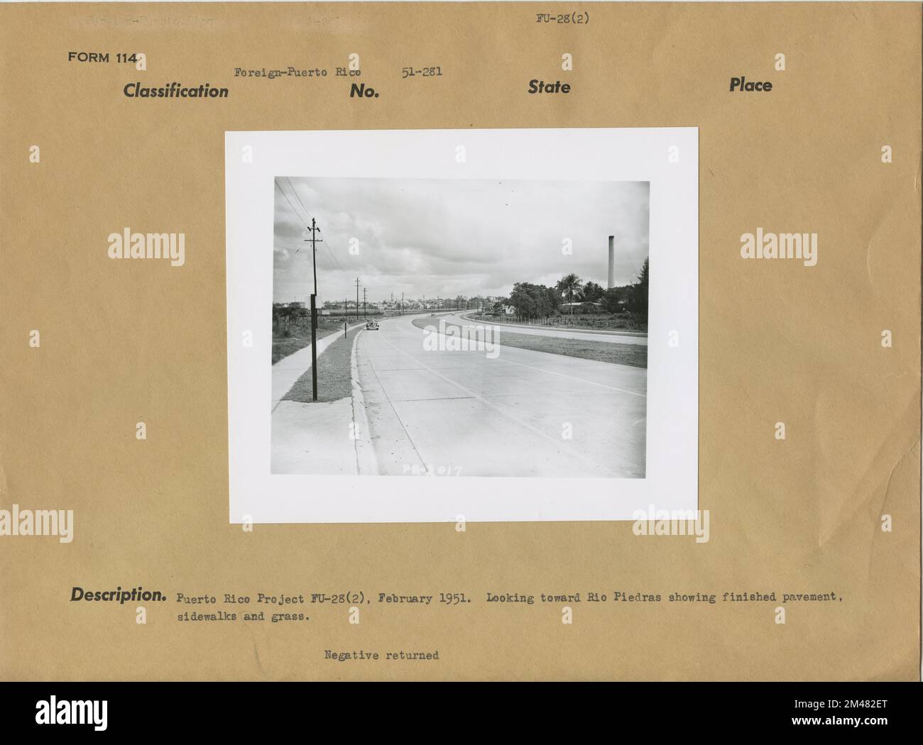 Puerto Rico Project FU-28(2). Original caption: Puerto Rico Project FU ...