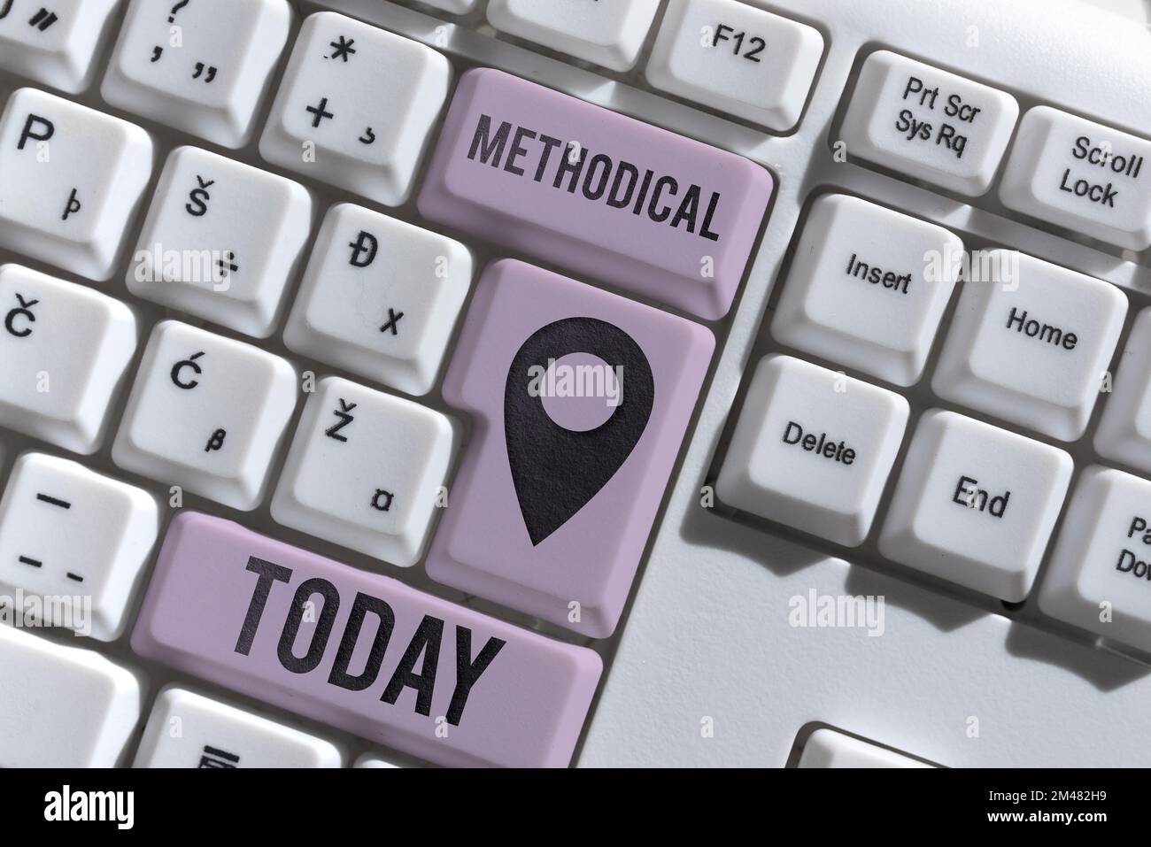 Text caption presenting Methodical. Business showcase System of Methods used in a study or ...