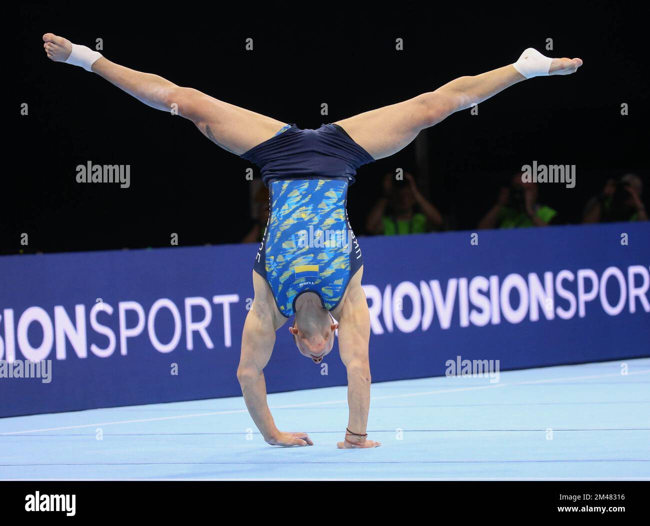KOVTUN Illia of Ukraine during the MEN'S FLOOR EXERCISE FINAL at the European Championships ...