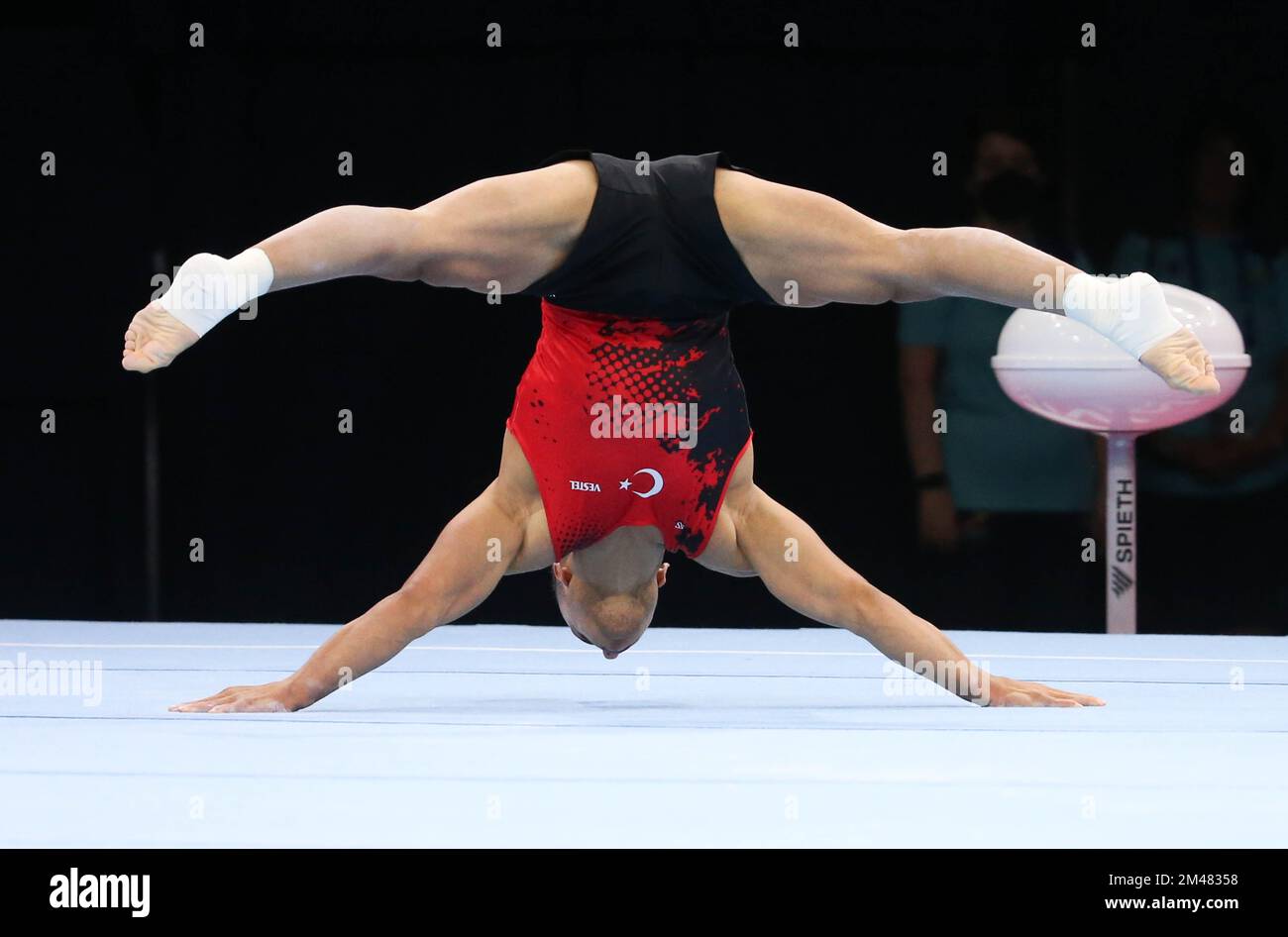 ASIL Adem of Turkey during the MEN'S FLOOR EXERCISE FINAL at the ...