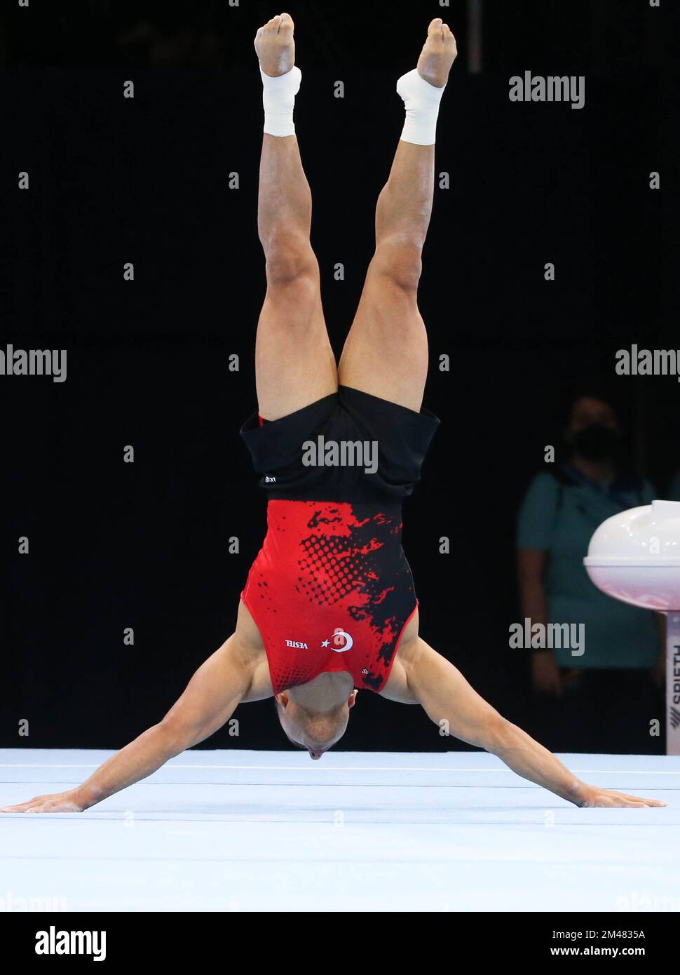 ASIL Adem of Turkey during the MEN'S FLOOR EXERCISE FINAL at the ...