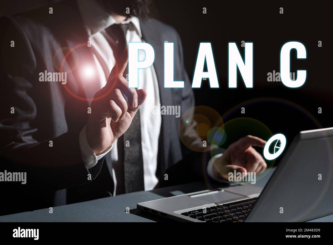 Text sign showing Plan C. Internet Concept ones last Backup strategy ...