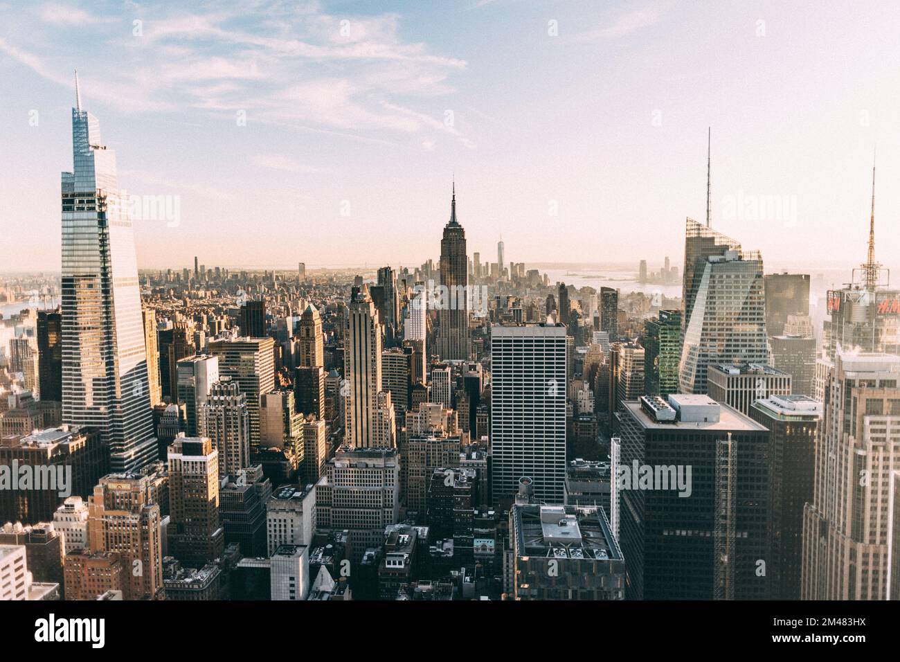 New York Manhattan, 02.10 - 10.10.22: Aussichtsplattform Rocke Feller ...