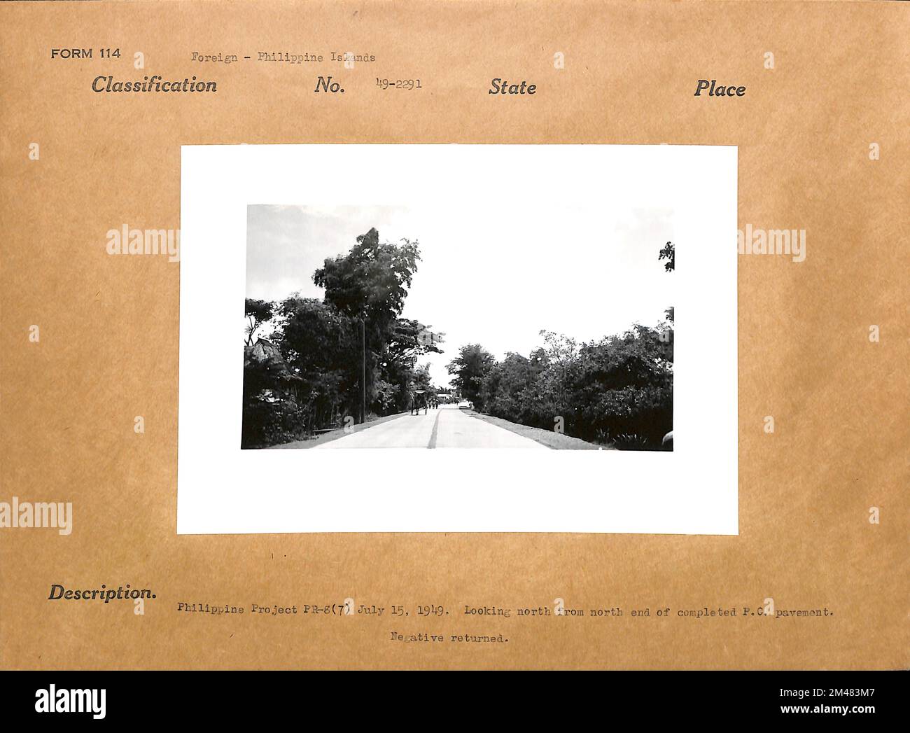 Philippine Project PR-8(7). Original caption: Philippine Project PR-8(7 ...