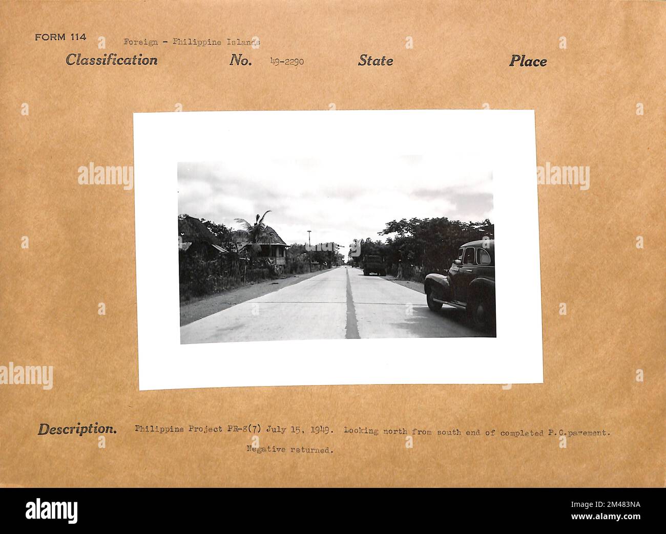 Philippine Project PR-8(7). Original caption: Philippine Project PR-8(7 ...