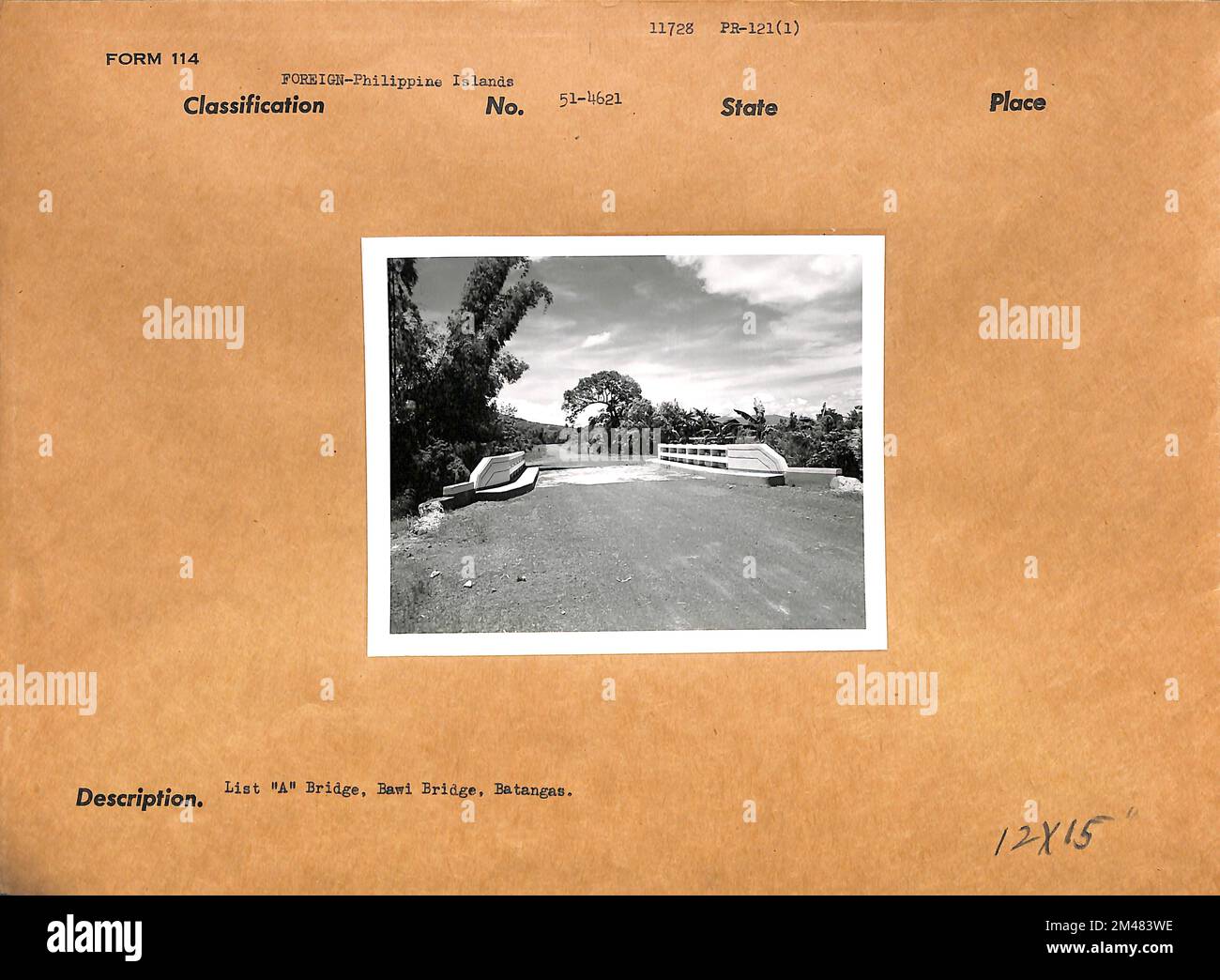 List "A" Bridge, Bawi Bridge, Batangas. Original caption: List "A ...
