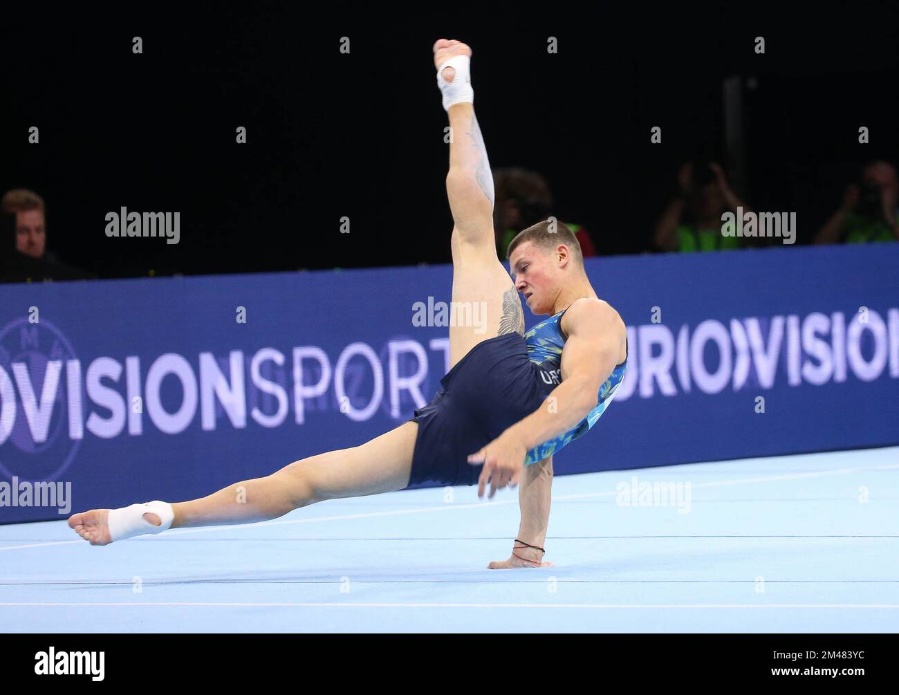 KOVTUN Illia of Ukraine during the MEN'S FLOOR EXERCISE FINAL at the European Championships ...