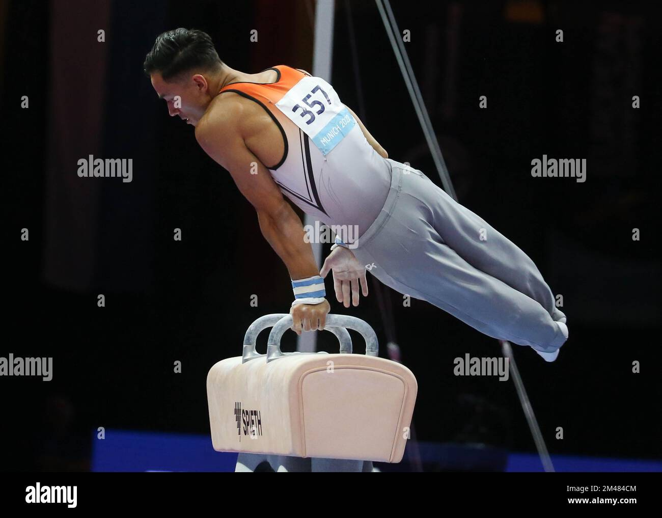 DE MUNCK Loran of Netherlands during the MEN'S POMMEL HORSE FINAL at ...
