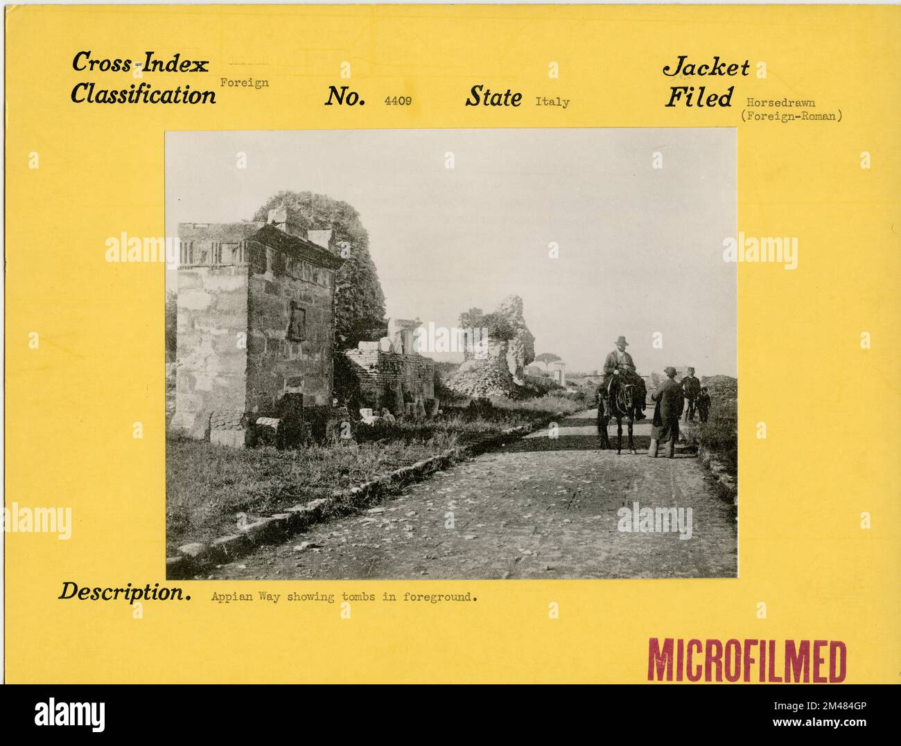 Tombs on appian way hi-res stock photography and images - Alamy