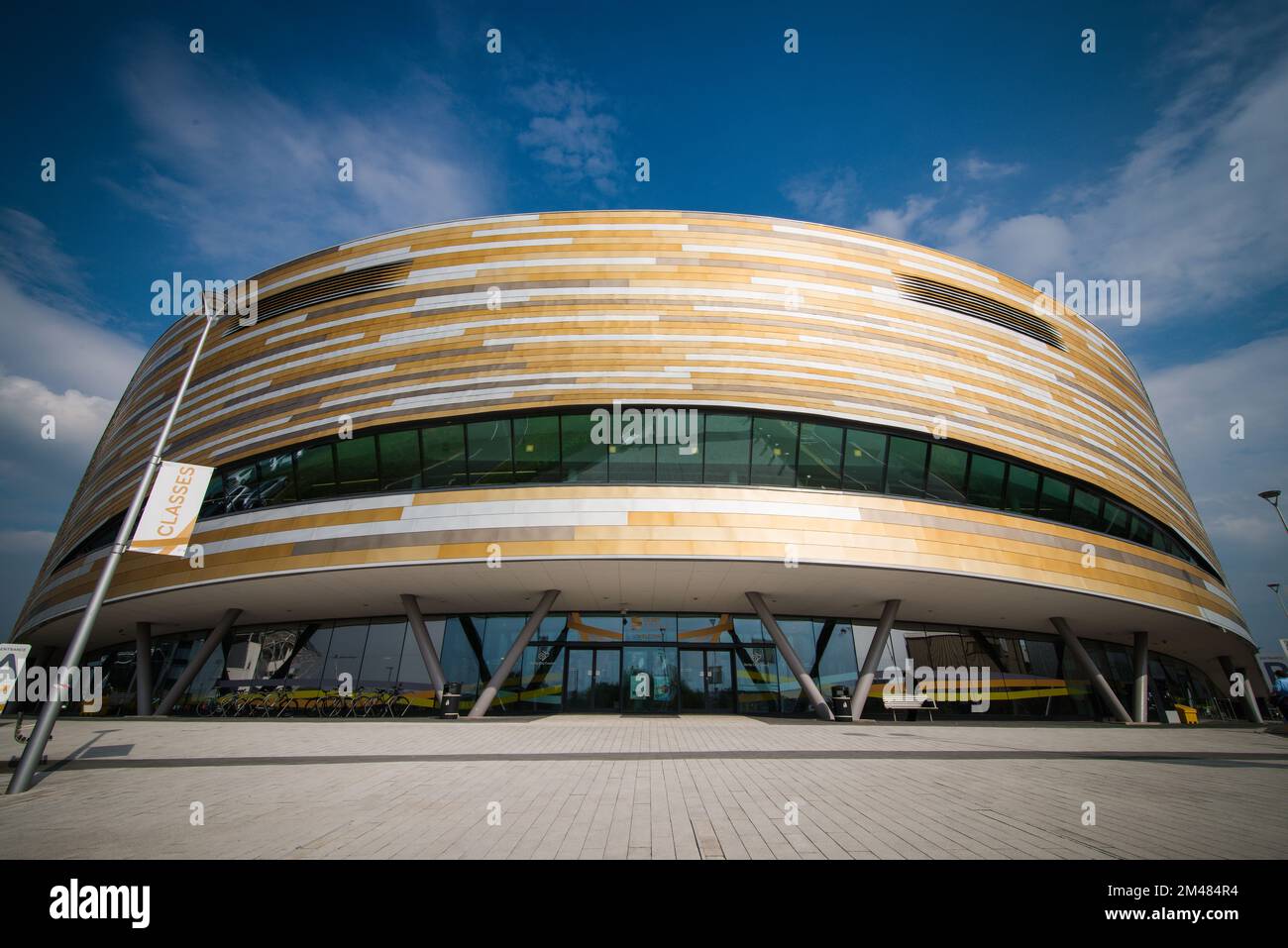 Velodrome Arena, Pride Park, Derby, Derbyshire on a summer's day Stock ...