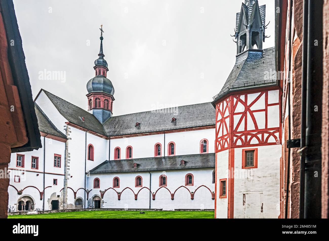 Kloster Eberbach (Hessen, Deutschland); Eberbach Abbey (Germany Stock ...