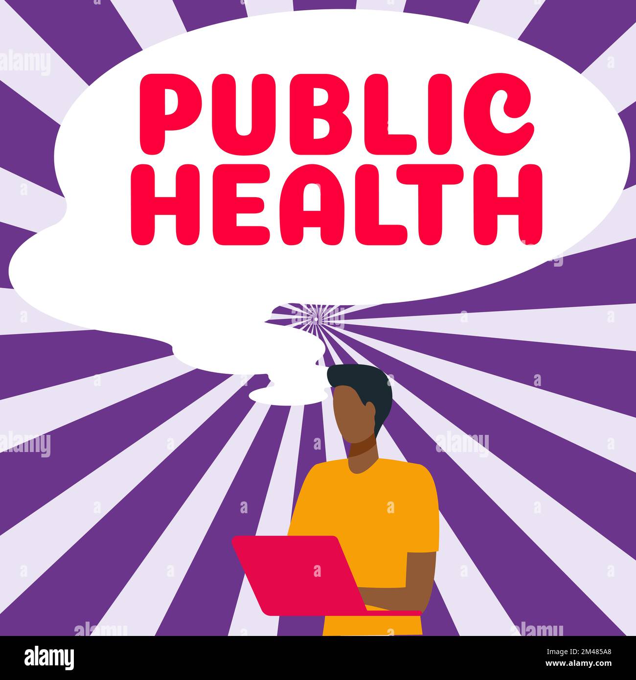 Conceptual caption Public Health. Business concept Promoting healthy ...