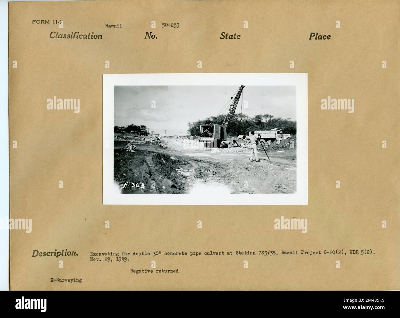 Hawaii Project S-20(2), WDR 5(2), at Station 783-35. Original caption ...