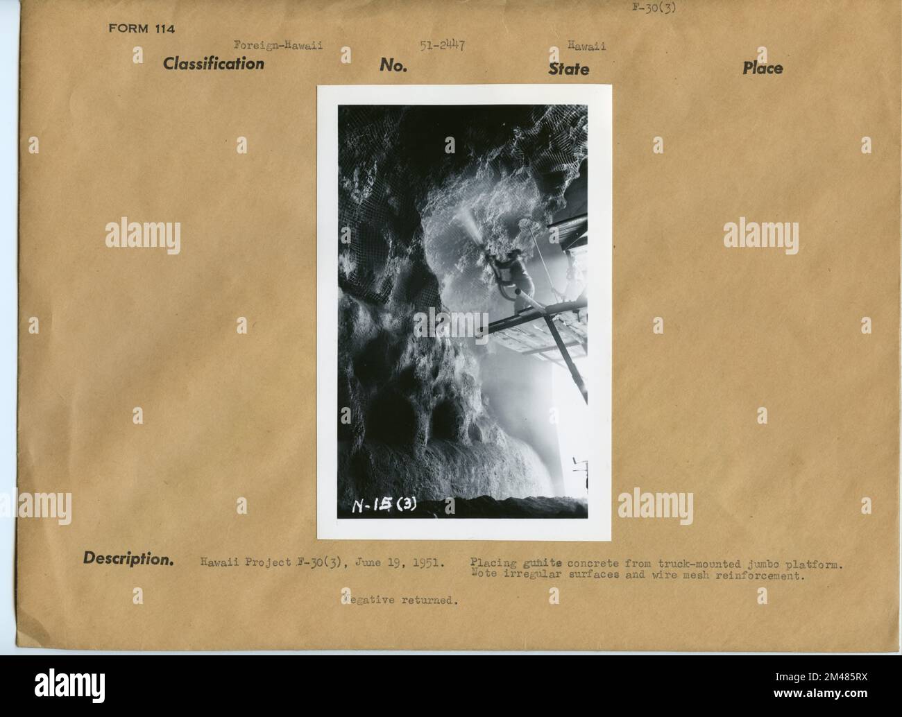 Hawaii Project F-30(3). Original caption: Hawaii Project F-30(3), June ...