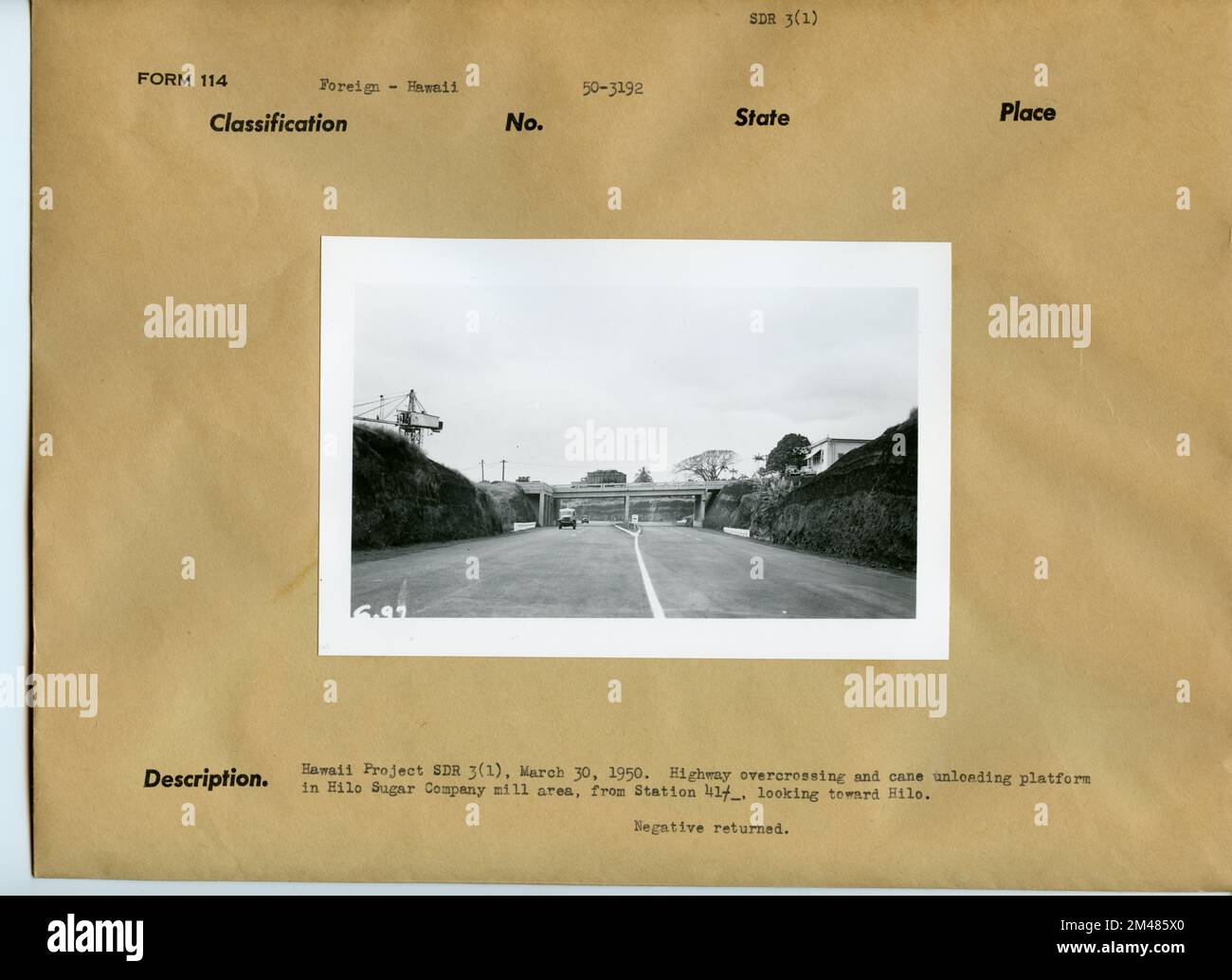 Hawaii Project SDR 3(1), Station 41. Original caption: Hawaii Project ...